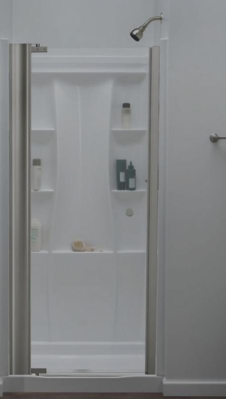 Delta EverEdge 35.88-in W x 36-in L Center High Gloss White Single ...