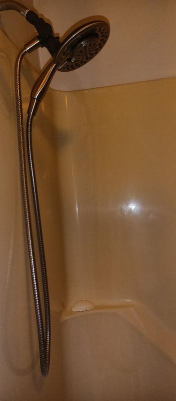 Delta In2ition Spotshield Brushed Nickel 6.125-in Round Dual/Combo ...