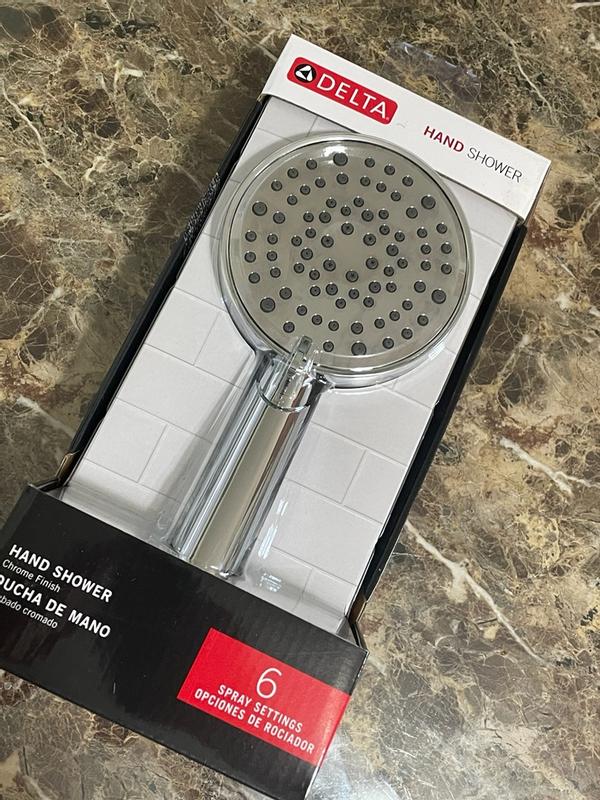 Delta Multi-Function 6-Setting 6 -Spray Spotshield Brushed Nickel 4.625 ...