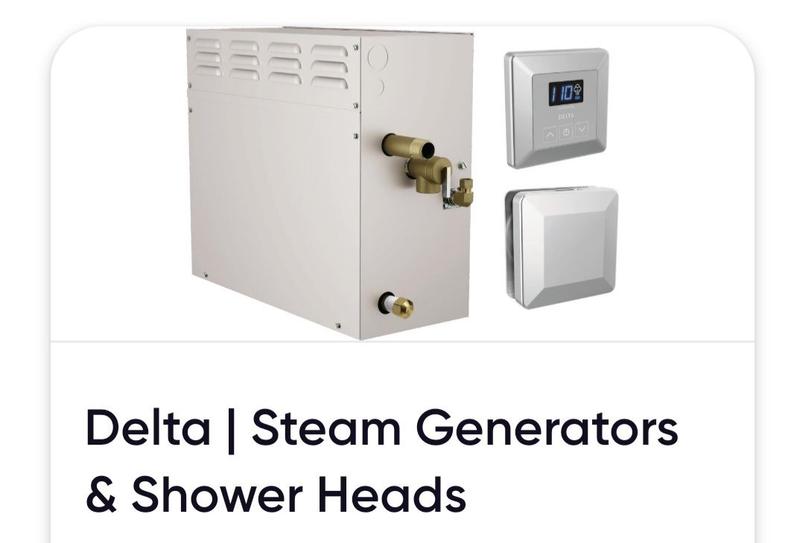 Delta 10000-Watt Lumicoat Chrome Steam Generator 5P-EST10-PR at Lowes.com