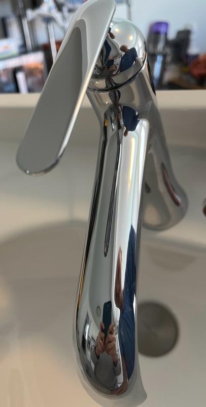 Delta Bonacci Lumicoat Chrome Single hole 1-handle WaterSense Low-arc ...
