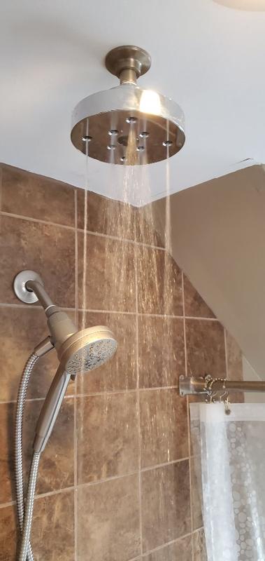 Delta Lumicoat Chrome 5.41-in Round Fixed Rain 1.75 GPM RP70175PR at ...