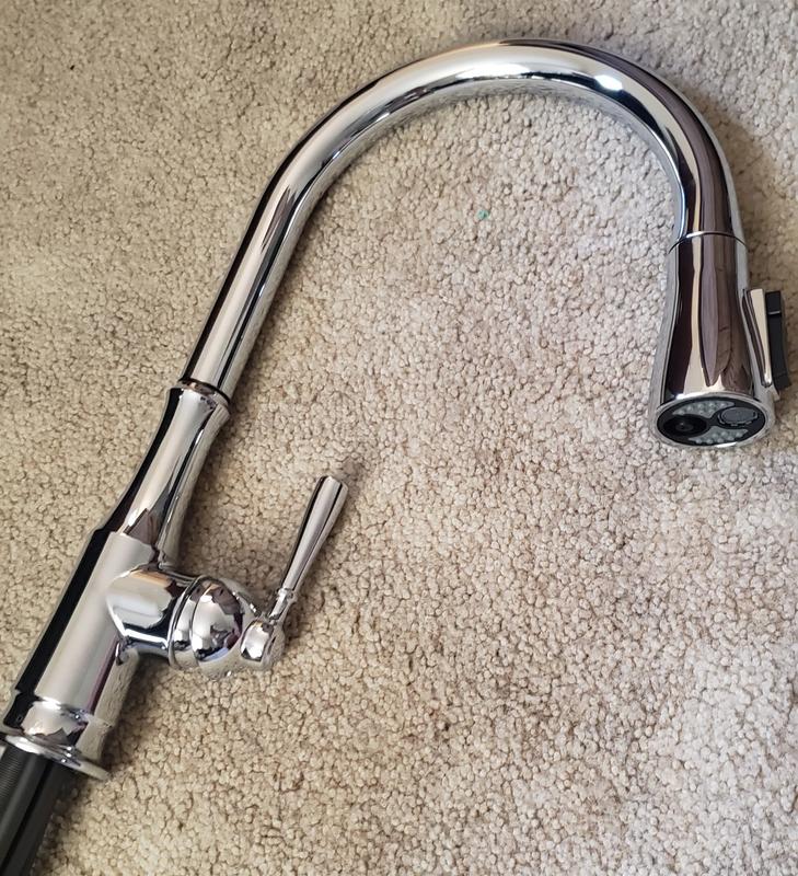 Delta Capertee Spotshield Stainless Single Handle Pull-down Kitchen ...