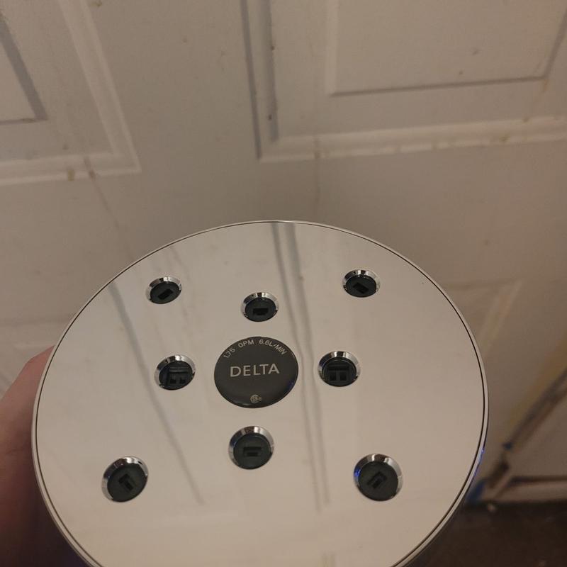 Delta Lumicoat Chrome 5.41-in Round Fixed Rain 1.75 GPM RP70175PR at ...