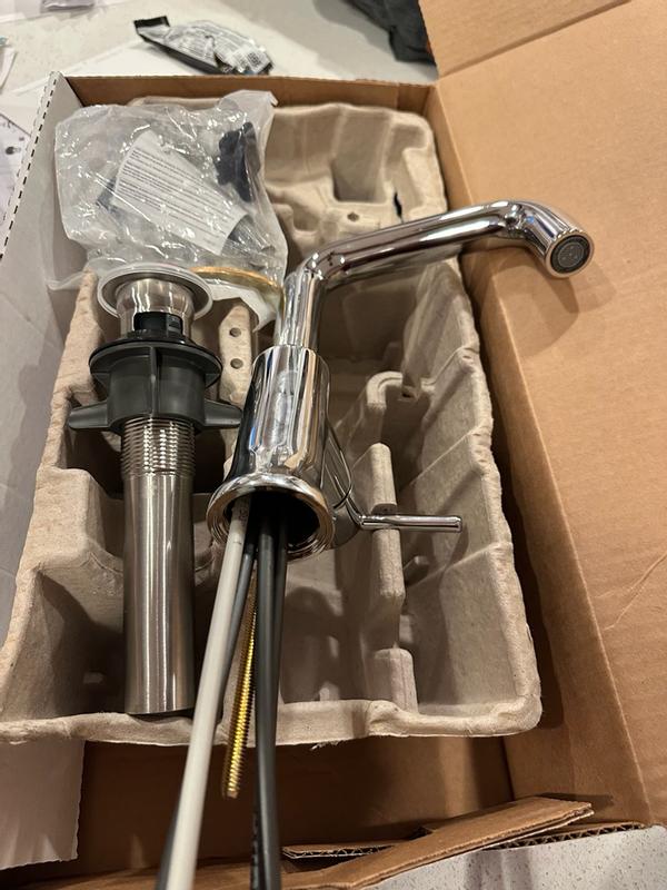 Delta Trinsic Chrome Single hole 1-handle WaterSense High-arc ...