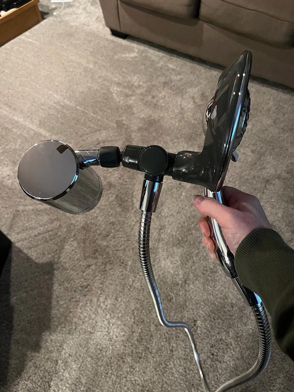 Delta Clarifi 4 -Spray SpotShield Brushed Nickel 6.12-in Round Shower ...