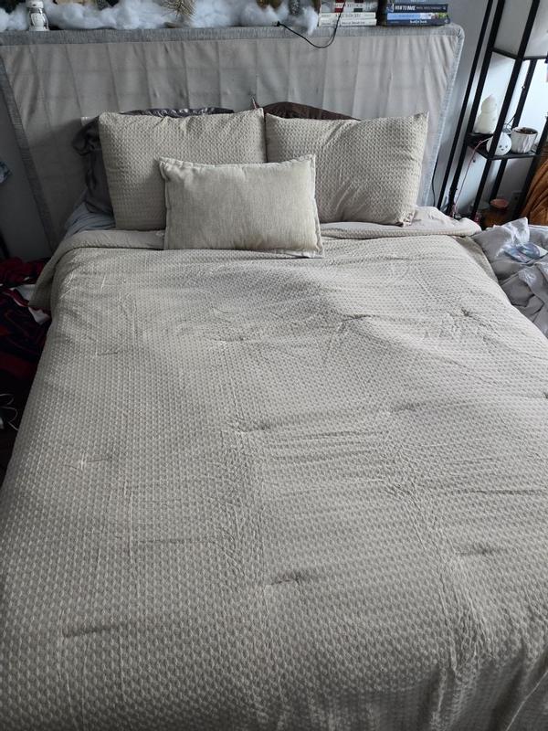 510 Design Neutral Solid Full/Queen Comforter Microfiber in the ...