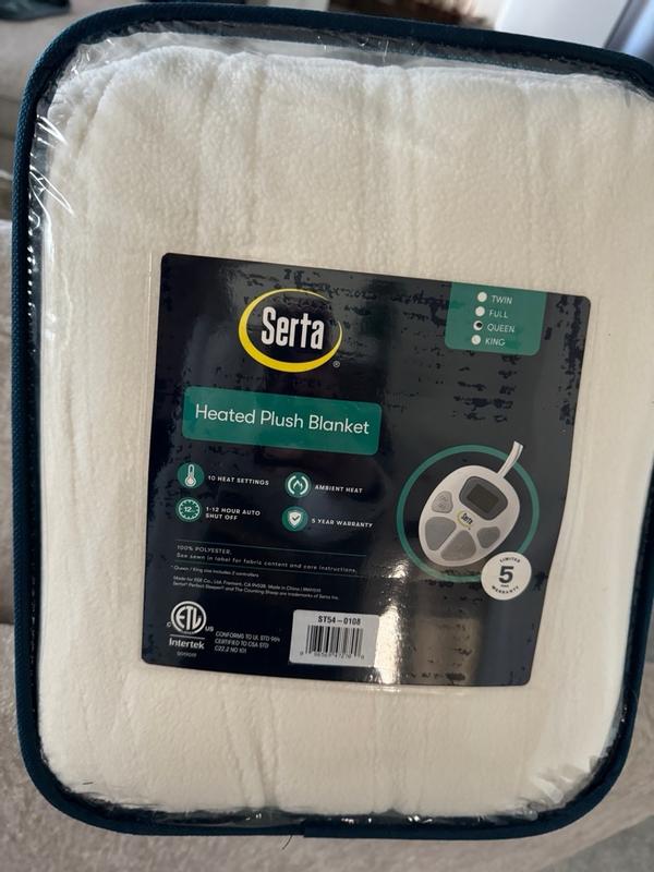 Serta Electric Reversible Fleece to Sherpa Blankets - Macy's