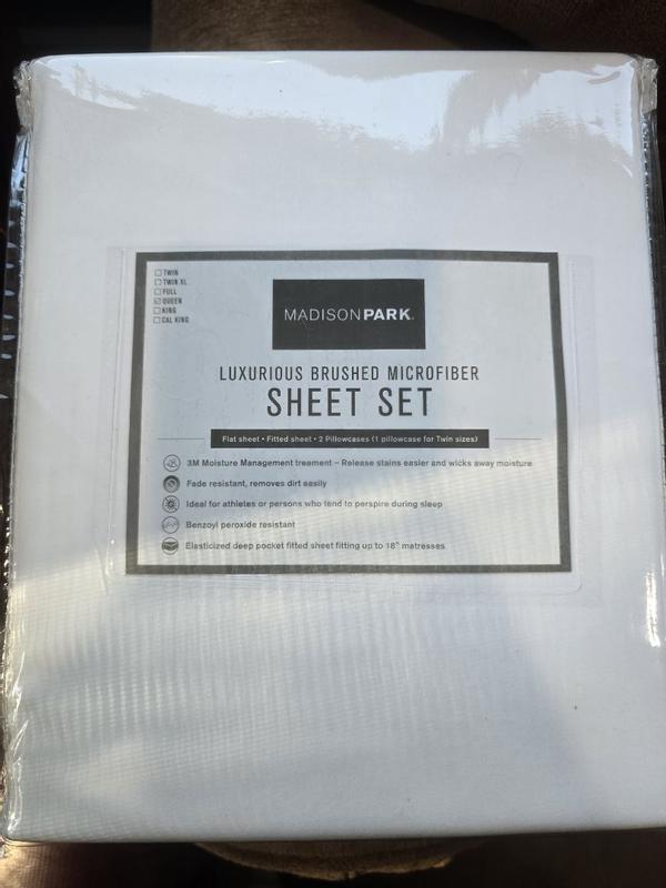 Madison Park 3M-Microcell™ Solid Sheet Sets - Macy's