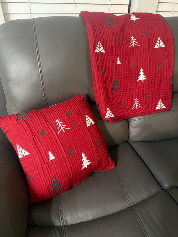 Madison Park Winter Reversible Cozy Throw Set, 50" x 60" - Macy's