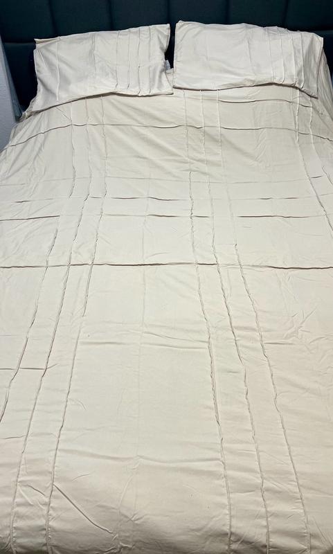 510 Design White Solid Queen Duvet cover Microfiber in the Comforters ...