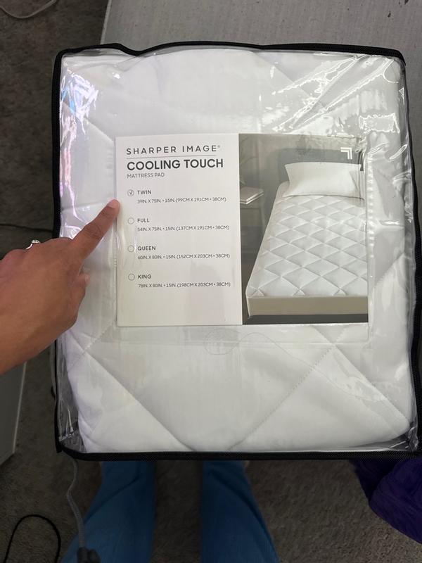 Sharper Image Cooling Touch Overfilled Extra Deep Pocket Mattress Pads - Macy's
