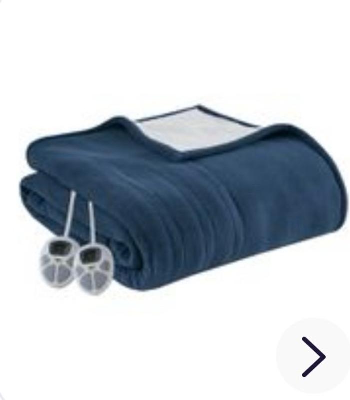 Serta Electric Reversible Fleece to Sherpa Blankets - Macy's