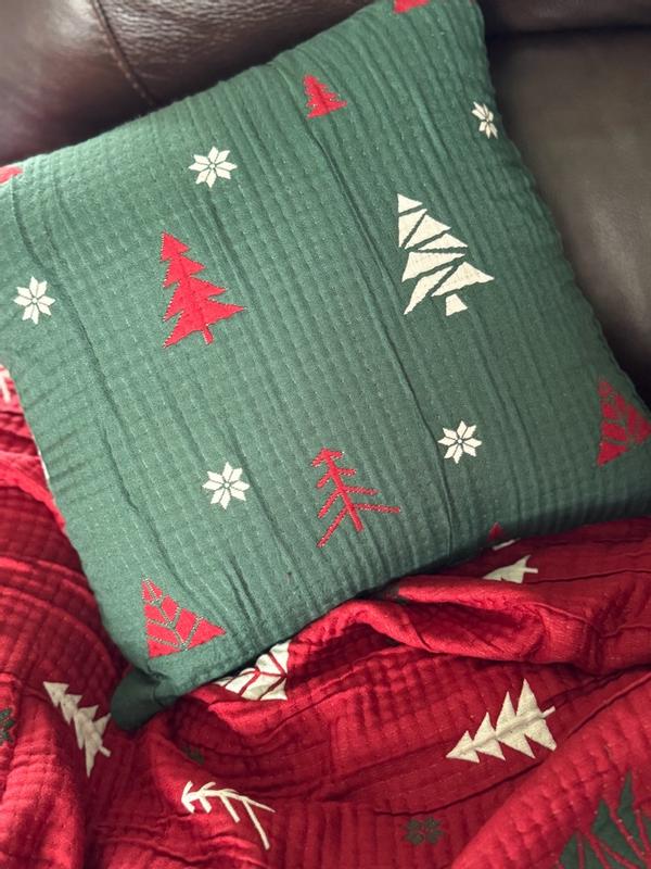 Madison Park Winter Reversible Cozy Throw Set, 50" x 60" - Macy's