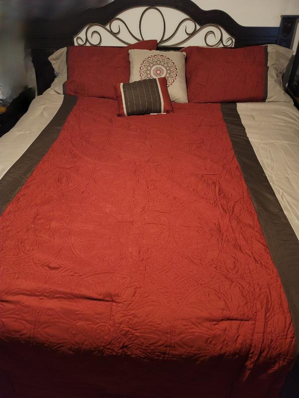 510 Design Arcadia Quilted & Pieced 8-Pc. Comforter Set, Queen - Macy's