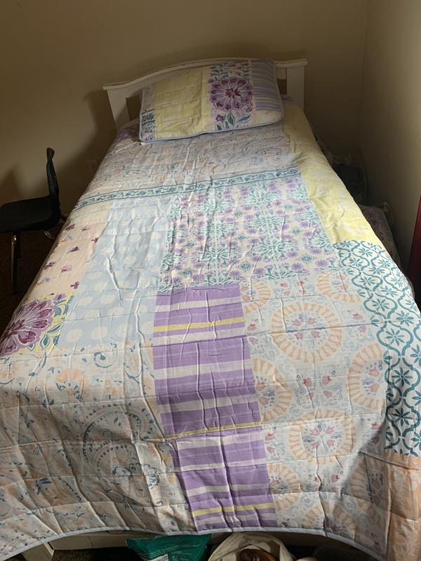 CLOSEOUT! Intelligent Design Emmaline Patchwork 3-Pc. Coverlet Set ...