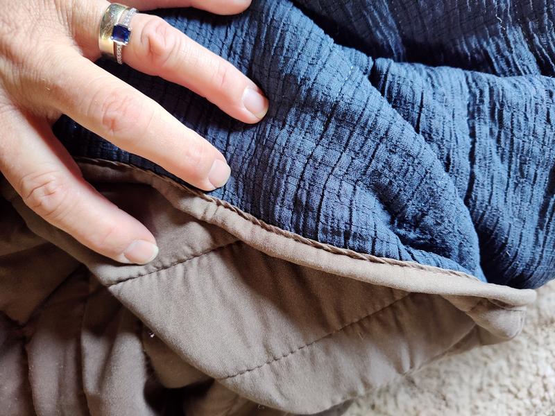 Madison Park Franklin 3 Piece Crinkled Microfiber Reversible Quilt Set ...