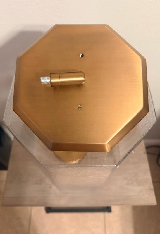 Designers Fountain Haven 1 -Light Old Satin Brass Transitional Textured ...