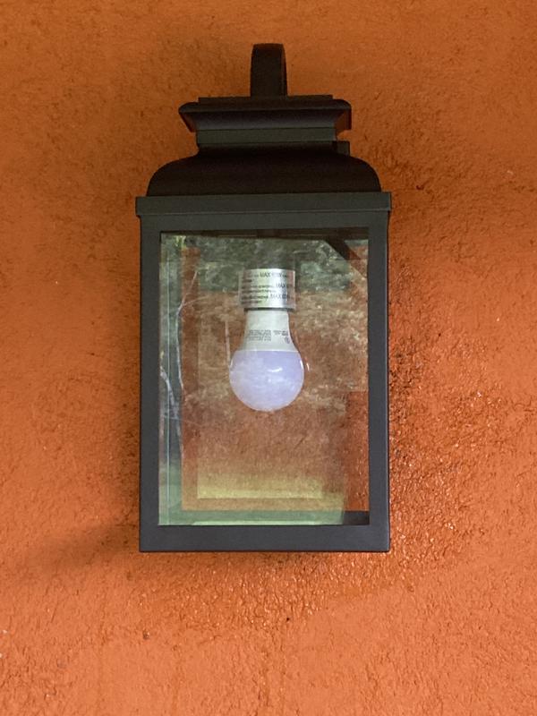 Designers Fountain Milton 1-Light 10.16-in H Black Outdoor Wall Light ...