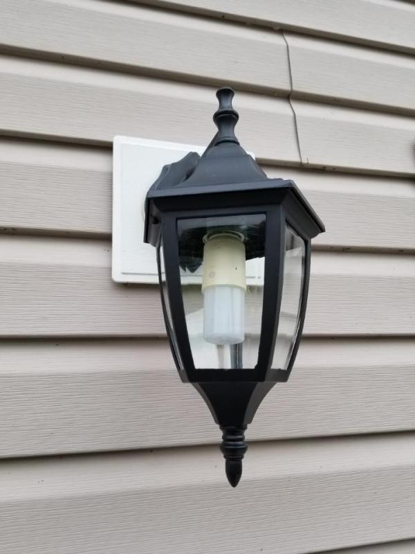 Designers Fountain 2461-WH Builder 1 Light 14 inch White Outdoor Wall ...