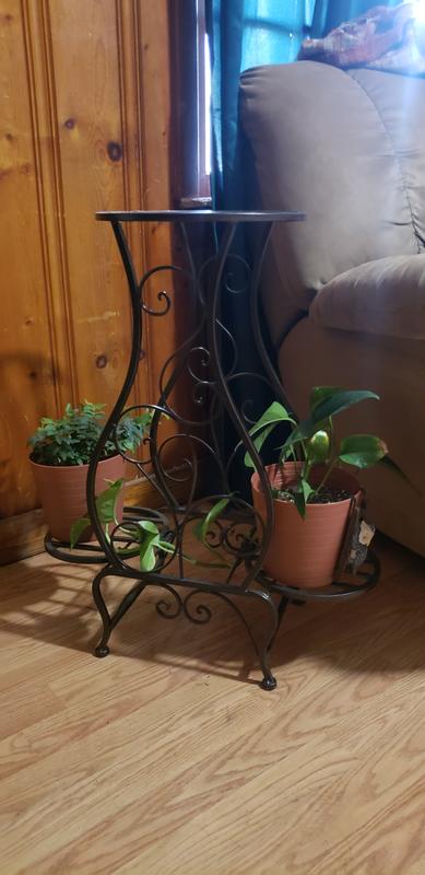 Zingz Home 3-Tier Hourglass Triple Plant Stand at Tractor Supply Co