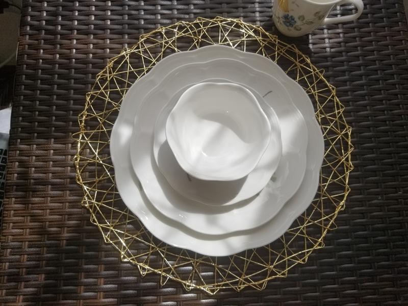 Woven Paper Round Placemat, Set of 6 - Macy's