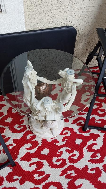 Design Toscano the Muses Glass-Topped Sculptural Table - Macy's