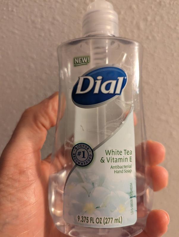 Dial Antibacterial Liquid Hand Soap White Tea Scent 11 oz 12 Carton in ...