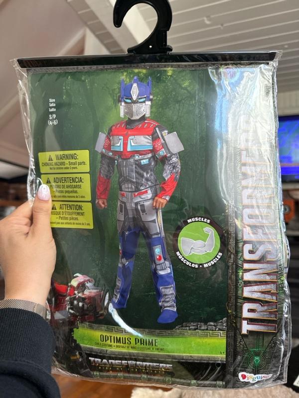 Disguise Kids Classic Muscle Transformers Optimus Prime T7 Costume ...