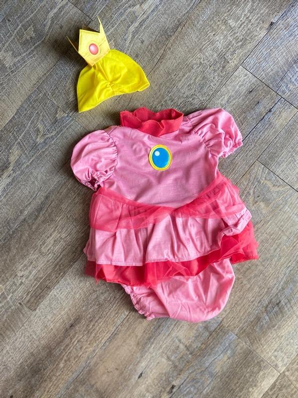 Disguise Girl's Super Mario Bros Infant Posh Princess Peach Costume 6/ ...