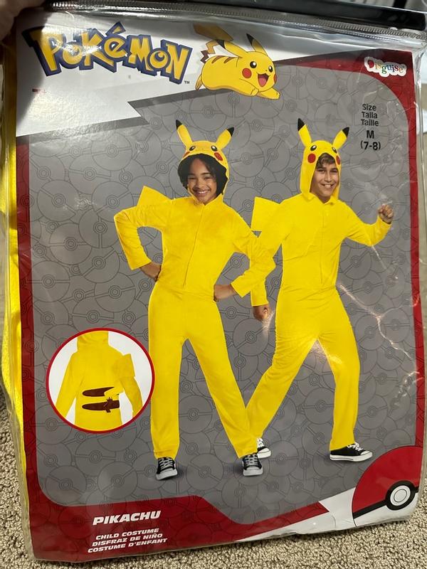 Disguise Kids Classic Pok'emon Pikachu Jumpsuit Costume - Medium 7-8 at ...