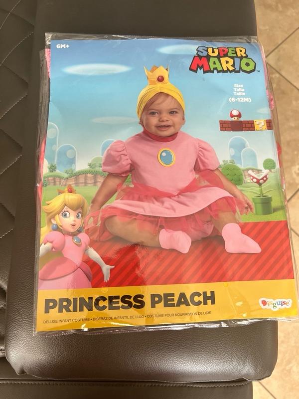 Disguise Girl's Super Mario Bros Infant Posh Princess Peach Costume 6/ ...