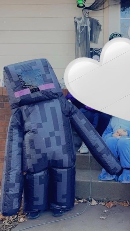 Disguise Minecraft Kid's Inflatable Enderman Costume Minecraft Costumes ...