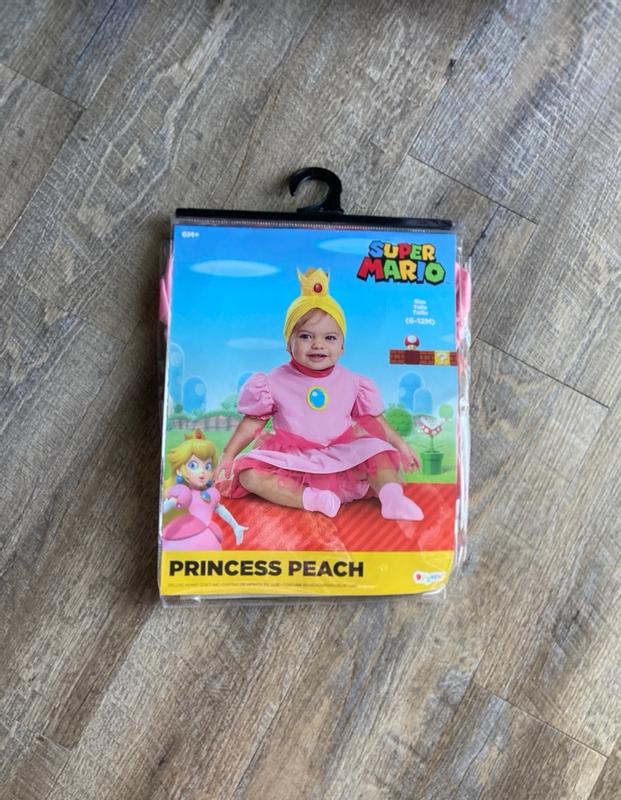 Disguise Girl's Super Mario Bros Infant Posh Princess Peach Costume 6/ ...
