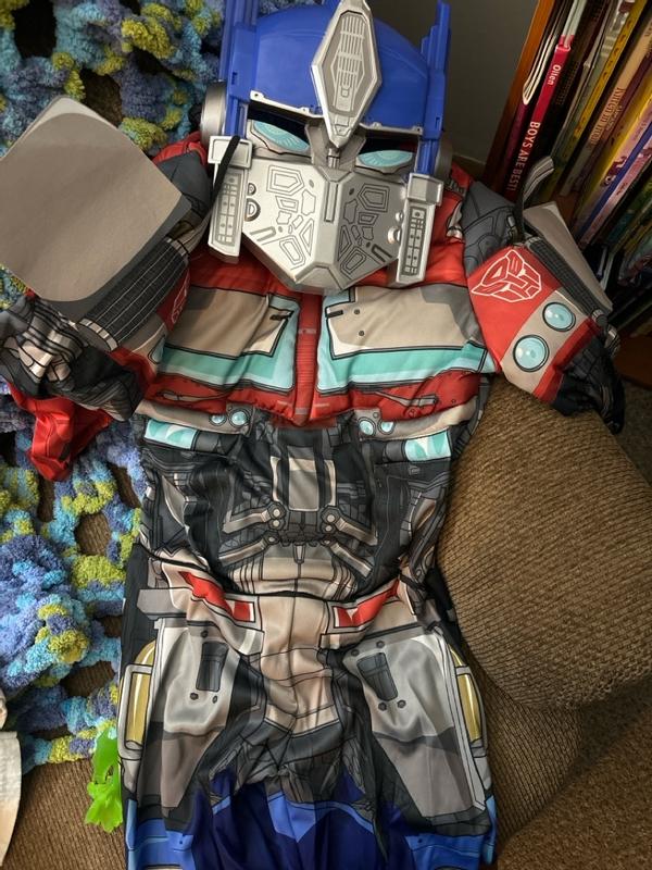 Disguise Kids Classic Muscle Transformers Optimus Prime T7 Costume ...