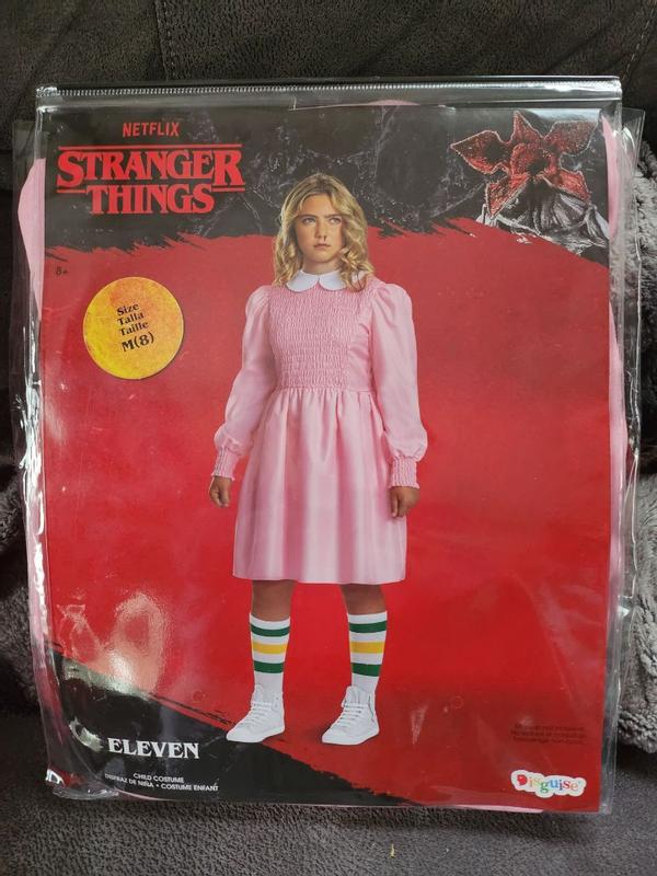 Disguise Kids Classic Stranger Things Eleven Pink Dress Costume ...