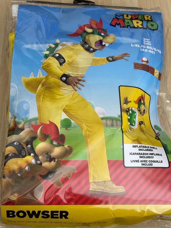 Disguise Adults Deluxe Super Mario Bros. Bowser Costume - Large/Extra ...