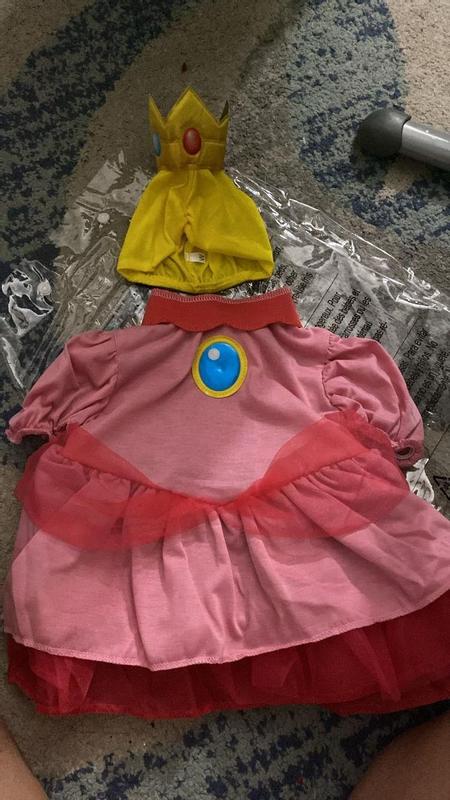 Disguise Girl's Super Mario Bros Infant Posh Princess Peach Costume 12/ ...