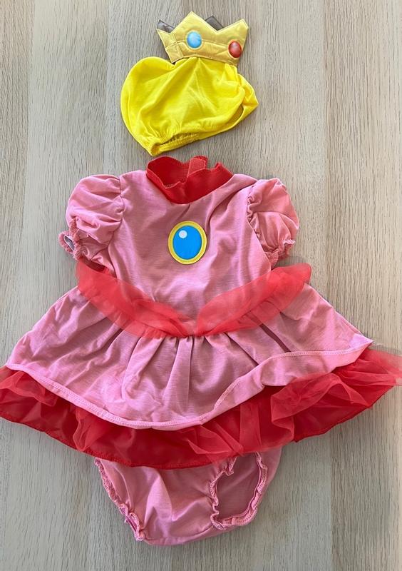 Disguise Girl's Super Mario Bros Infant Posh Princess Peach Costume 12/ ...