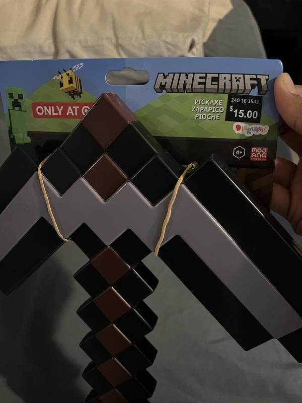 Disguise 15" Minecraft™ Netherite Pickaxe Toy Weapon at Lowes.com