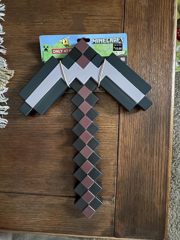 Disguise 15" Minecraft™ Netherite Pickaxe Toy Weapon at Lowes.com