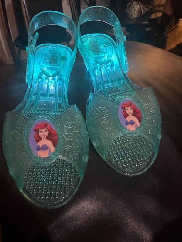 Disguise Girl's Disney's Little Mermaid Ariel Light-Up Shoes - Size 11 ...