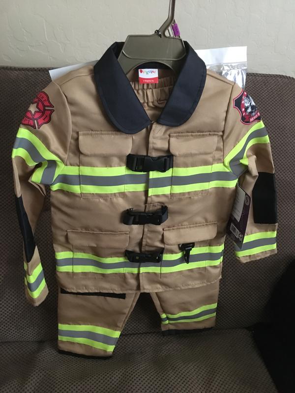 Disguise Firefighter Prestige Kid's Costume Small in the Costumes ...