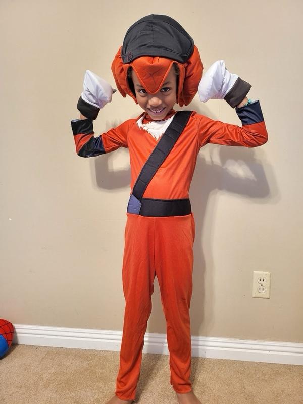 Disguise Sonic Prime Kid's Knuckles Costume Size 4/6 in the Costumes ...