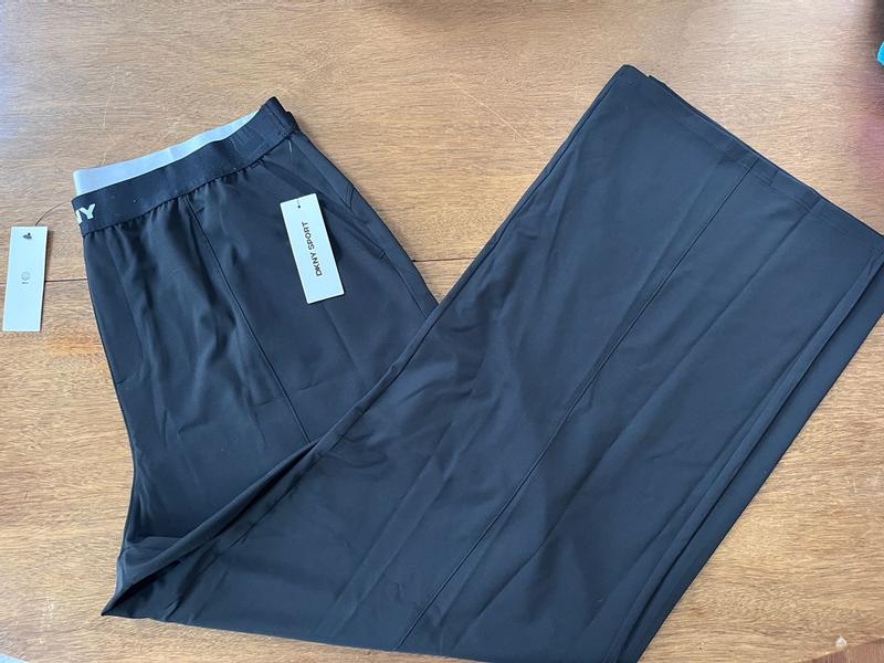 DKNY Sport Women's High-Rise Modified Wide-Leg Pants - Macy's