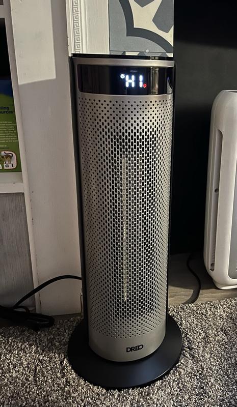 DREO 1500 -Watt Ceramic Compact personal Indoor Electric Space Heater ...