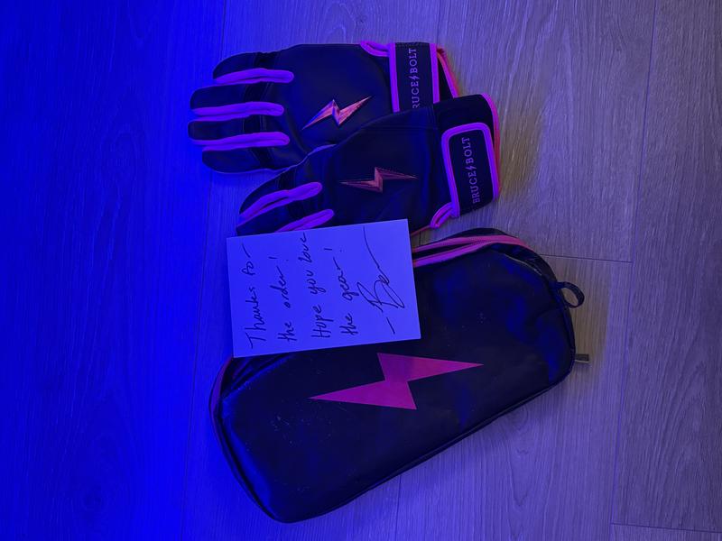 BRUCE BOLT Men's Bear Series Short Cuff Batting Gloves | Dick's ...