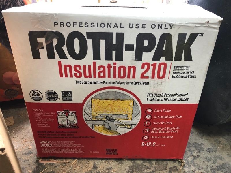 Froth-Pak Low GWP 630 Spray gun Indoor/Outdoor Spray Foam Insulation ...
