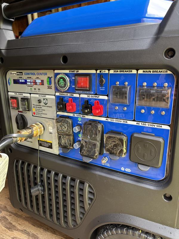 DuroMax iH Series 11000 -Watt Dual Fuel (Gasoline/Propane) Inverter ...