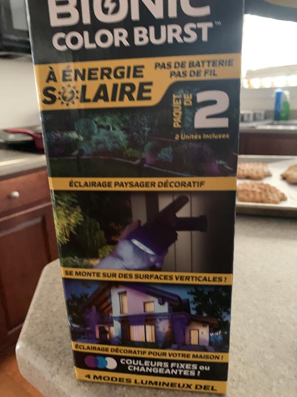 Lampe solaire Bionic Colour Burst comme à la télé | Canadian Tire